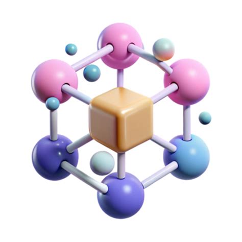 Dramatic Traditional Abstract 3d Molecular Structure Colorful Sphere And Cube Network 4k