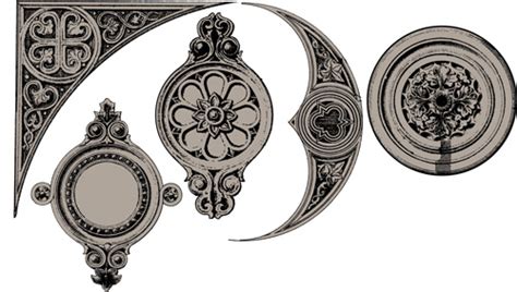 Classical Ornaments Elements Vector Vectors Graphic Art Designs In