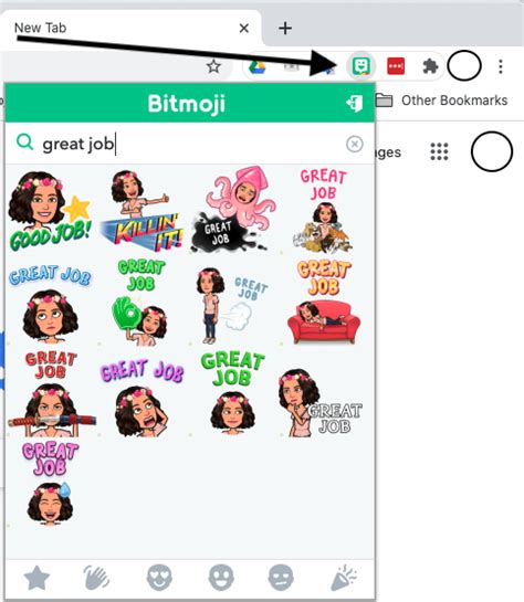 Bitmoji For Chrome Extension Zaunmaler