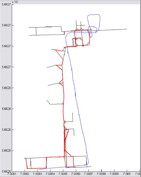 And 6 Show The Map Matching Results For Both Algorithms Respectively Download Scientific