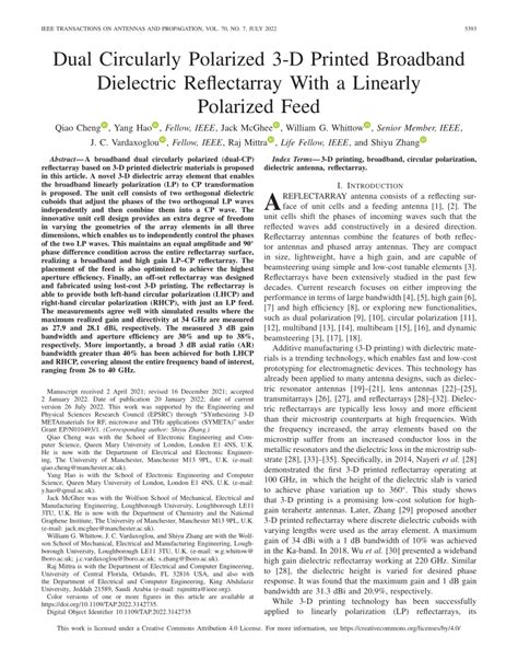 pdf dual circularly polarized 3 d printed broadband dielectric