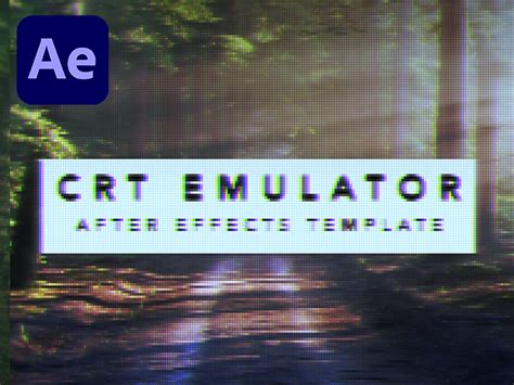 Crt Emulator Retro Pixelation After Effects Template Austin Newman