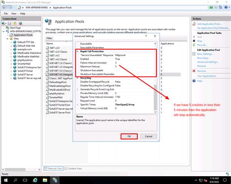 What Is Rapid Failed Protection In Iis And What Is The Usage Of It