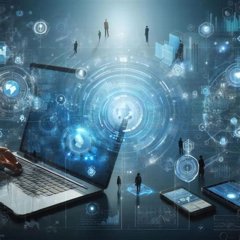 Embracing The Future With Ai Powered E Commerce Technology Ai Generated Stock Illustration