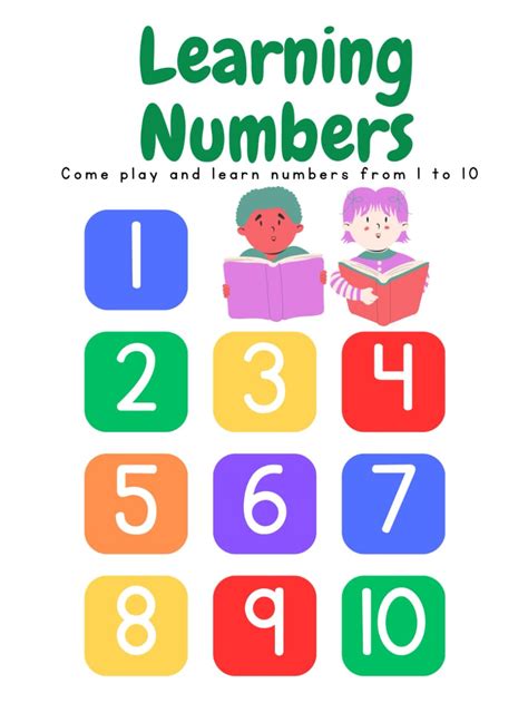 Learning Numbers 1 10 Workbook Worksheets Uk Dana Aria