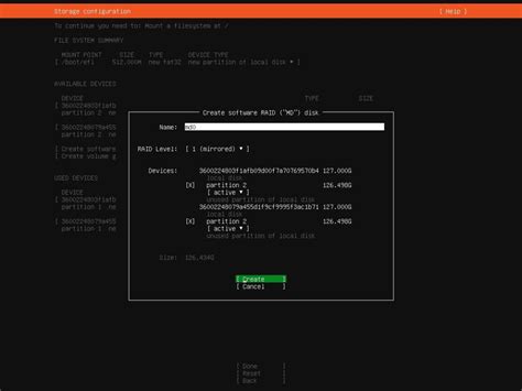 Установка Ubuntu 20 в Uefi на Raid — Kurazhovs Blog