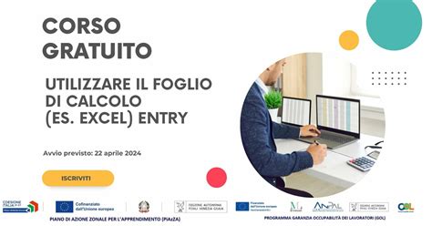 Utilizzare Il Foglio Di Calcolo Es Excel Udine20