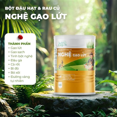Bột Nghệ Gạo Lứt Thuần Chay Tâm An Dạ Dày Khỏe Tiêu Hóa Tốt