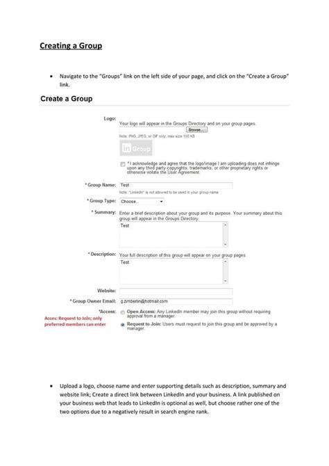 Guide Linked In Doc