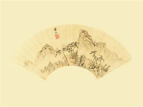 扇面画作品高清大图下载 集古作网