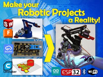 Professional Robotic Project With Arduino ESP NodeMCU PCB D Printing Upwork