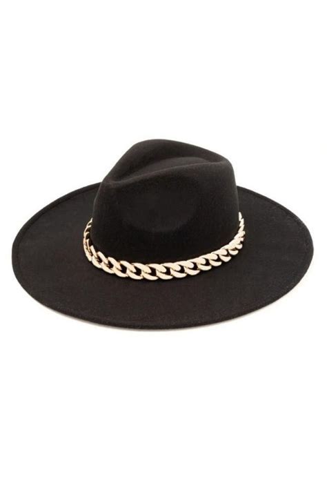 ELLA CHAIN LINK FEDORA Cowboy Hats Western Hats Cowboy Hat Design