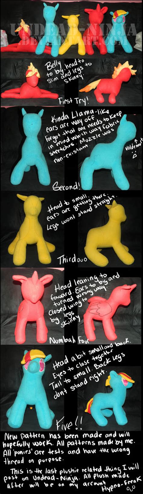 Mlp Plush Pattern Tests By Linden Furaito On Deviantart