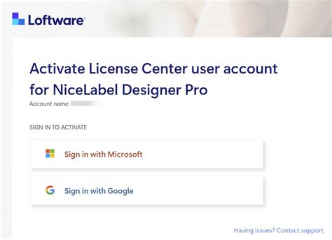 Activating Nicelabel Designer Pro Powerforms Suite And Signing In To License Center Nicelabel