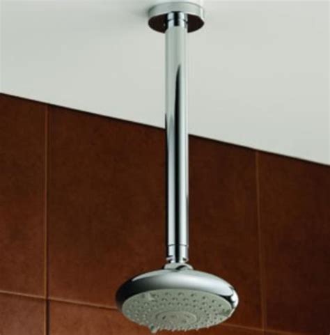 Ideal Standard Ideal Trevi Moonshadow Fixed 3 Function Deluge Shower Head With Vertical Arm