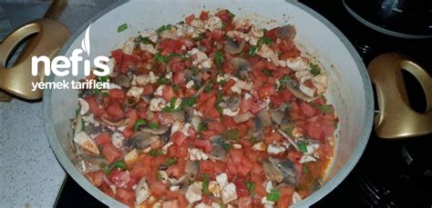 Tavuklu Mantarlı Pizza Nefis Yemek Tarifleri