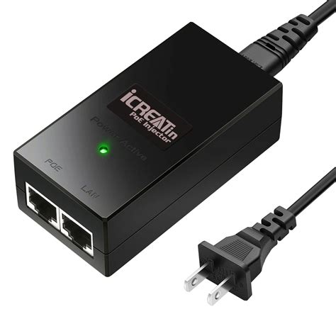 Gigabit Poe Injector 48v 154w Power Over Ethernet Ieee 8023af Compliant 10100 Gigabit Poe Injector 48v 154w Power Over Ethernet Ieee 8023af Compliant 10100