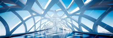 Premium Photo Abstract Architectural Shadows Cast By Futuristic