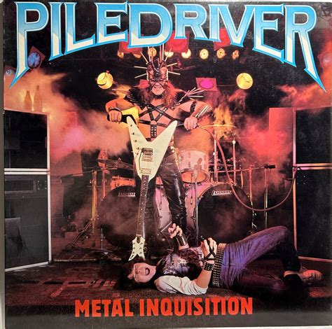 Piledriver Metal Inquisition 1985 Vinyl Album Etsy