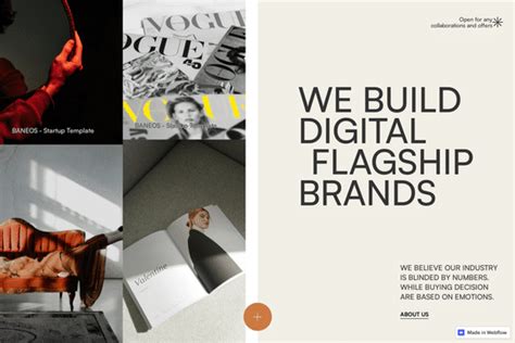 Hero Animation With Menu Webflow