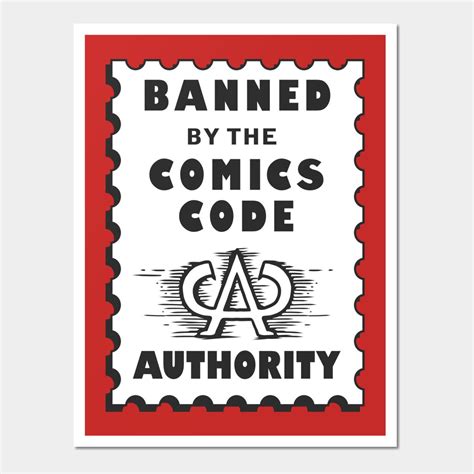 Banned By The Comics Code Authority By Darranhight Coding Author Comics