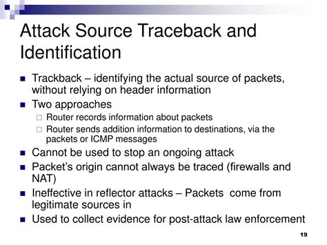 Ppt Defending Against Flooding Based Distributed Denial Of Service