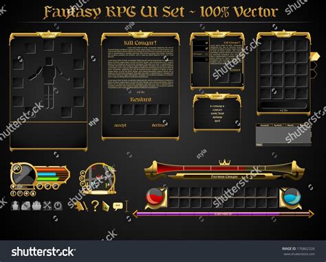 Rpg Ui Images Stock Photos Vectors Shutterstock