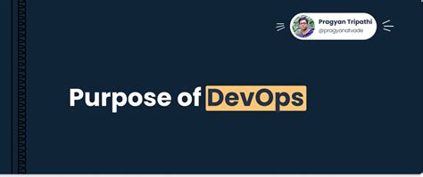 Purpose Of Devops Dev Community