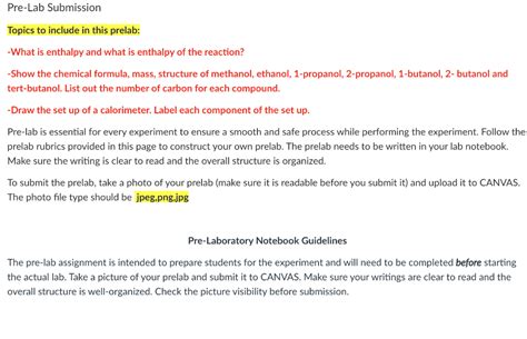 Solved Pre Lab Submission Topics To Include In This Prelab Chegg Com