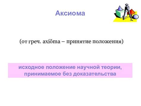 Аксиомы стереометрии. Некоторые следствия из аксиом