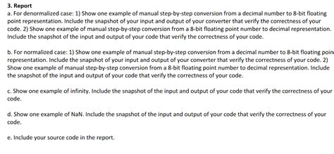 Solved Goal Design An Bit Tiny Floating Point FP Chegg