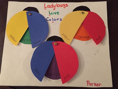 Primary And Secondary Colors Kindergarten Art Projects Preschool