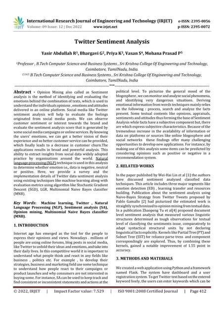 twitter sentiment analysis pdf