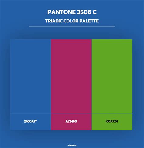 Pantone 3506 C Color Palettes