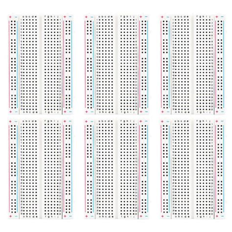 Getuscart Elegoo 6pcs 400 Point Breadboard Kit Solderless Breadboards Getuscart Elegoo 6pcs 400 Point Breadboard Kit Solderless Breadboards