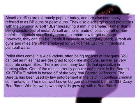 PPT Types Of Pellet Guns PowerPoint Presentation Free Download ID 1374979