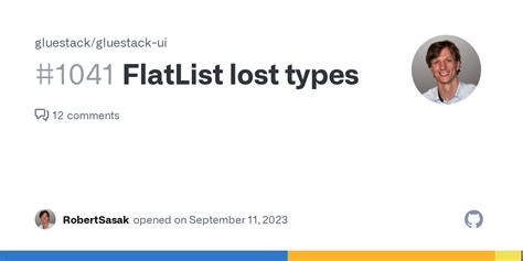 flatlist lost types · issue 1041 · gluestack gluestack ui · github