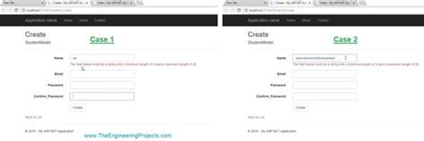 Validation In ASP NET MVC The Engineering Projects