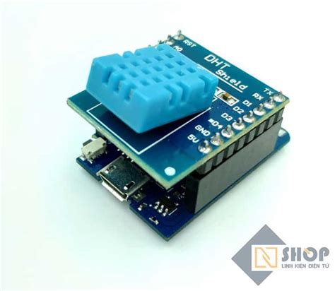 esp8266 nodemcu lua d1 mini dht11 shield nshop