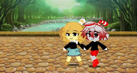 Cuphead X Chalice Taking A Walk In The Park By Zerneygreenengine28 On