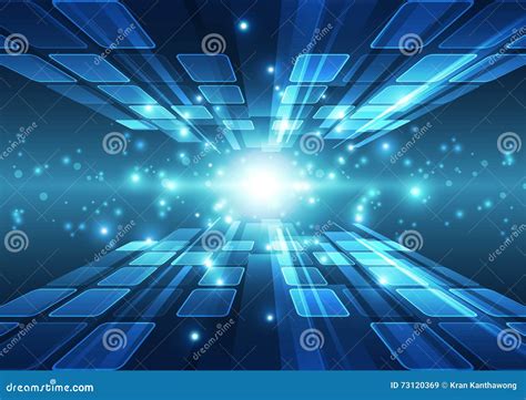 Vector Digital Technology Concept Abstract Background Stock Vector Illustration Of Laser