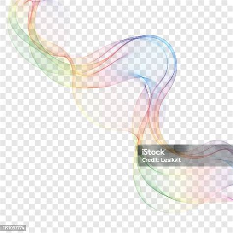 추상 모션 부드러운 컬러 웨이브 벡터입니다 곡선 무지개 선입니다 벡터 웨이브 배경 무지개에 대한 스톡 벡터 아트 및 기타 이미지 무지개 흰색 배경 선 Istock