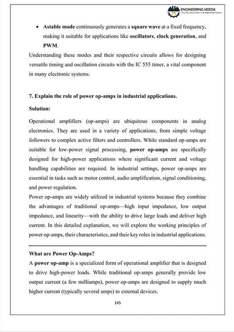 Industrial Electronics Engineering Keeda