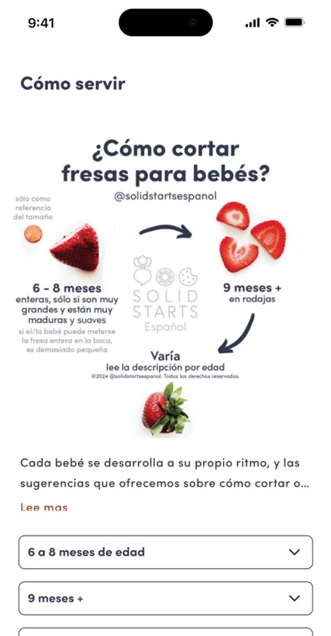 Solid Starts Cómo Comenzar A Ofrecer Alimentos Sólidos