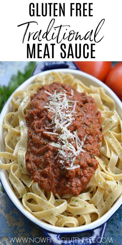 Gluten Free Meat Sauce
