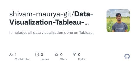 Github Shivam Maurya Gitdata Visualization Tableau Projects It