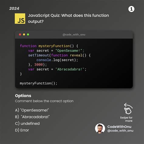 Coding Programming Quiz Learn Learning Interview Javascriptdeveloper Js Software