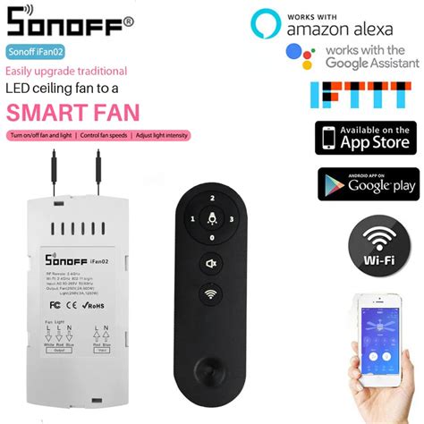 Aliexpress Com Buy Sonoff IFan Fan Smart Switch Convert Fan To Wifi Smart Control Adjust Fan