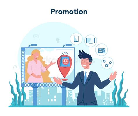 Promotion Advertising And Marketing Concept Stock Vector