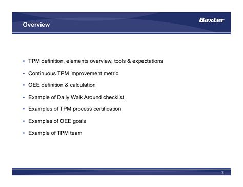 Solution Tpm Implementation In Baxter A Case Study Ppt Studypool Solution Tpm Implementation In Baxter A Case Study Ppt Studypool